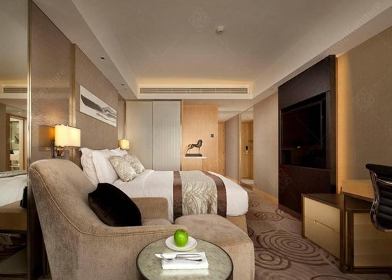 Durable Holiday Hotel Bedroom Furniture Sets Business Style