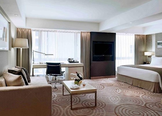 Durable Holiday Hotel Bedroom Furniture Sets Business Style