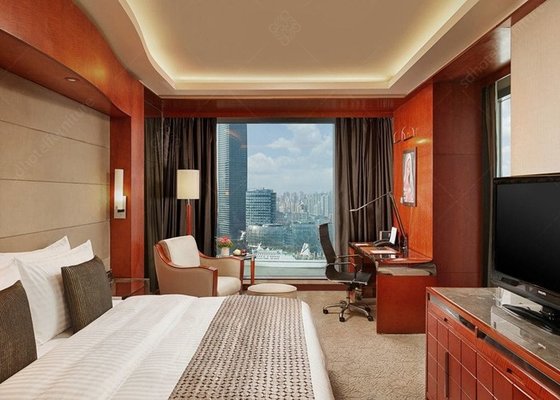 Customized Modern Hotel Bedroom Furniture Sets With Fire-Proof Foam