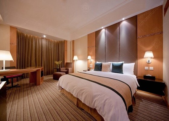 Modern Holiday Inn Luxury Hotel Glass Bedroom Furniture Beds Environment friendly