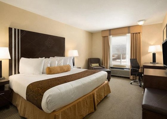 ODM Hotel Hotel Guest Room Furniture Sets With Wood Veneer Finsh