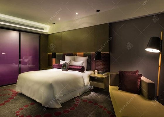 Durable Luxury Wooden Bedroom Furniture For Apartment / Villa OEM