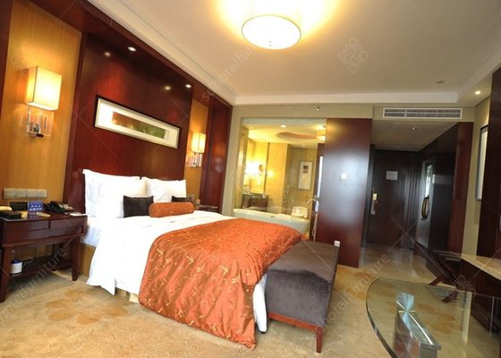 Wooden Panel Modern Bedroom Furniture Sets Environmental Friendly Lacquer