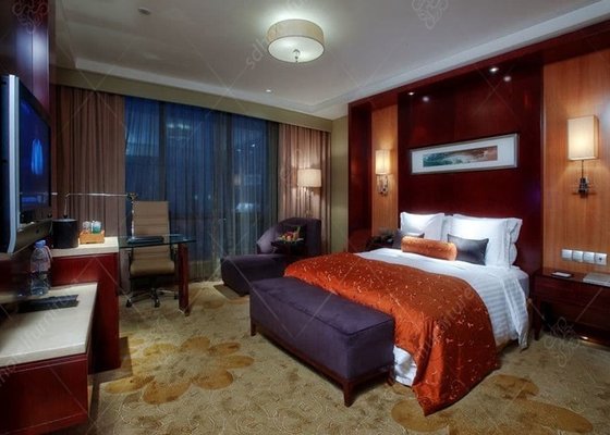 Wooden Panel Modern Bedroom Furniture Sets Environmental Friendly Lacquer