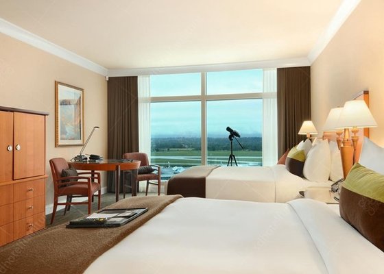 Elegant Luxury Hotel Bedroom Furniture Upholstered Fabric Custom-Made