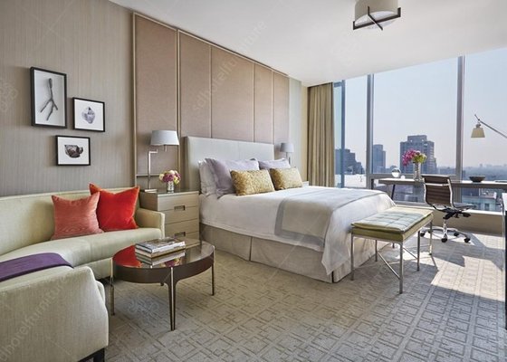 4 - 5 Star Holiday Resort Hotel Guest Bedroom Furniture Environment-friendly