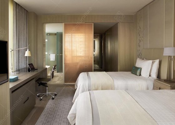 4 - 5 Star Holiday Resort Hotel Guest Bedroom Furniture Environment-friendly
