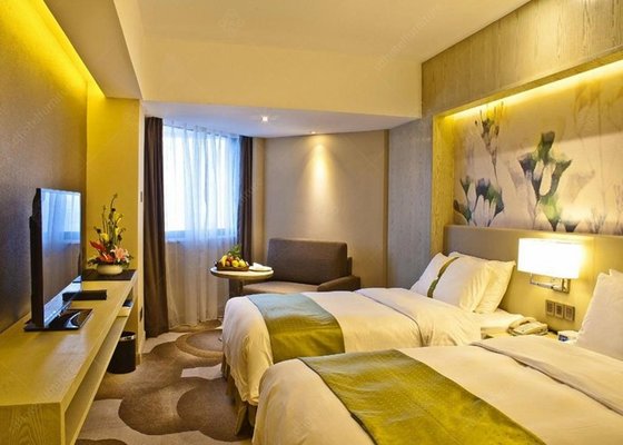 Modern Elegant Design Hotel Wooden Bedroom Furniture Set With Wooden Table
