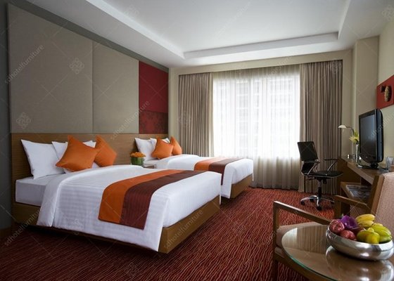5 Star Hotel Bedroom Furniture Sets With Aluminum Or Steel Frame