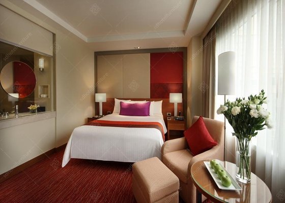 5 Star Hotel Bedroom Furniture Sets With Aluminum Or Steel Frame