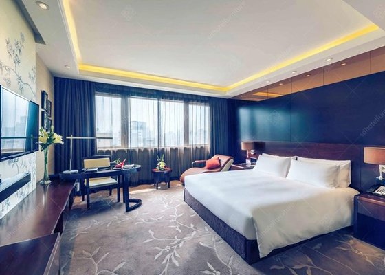 Custom Luxury Hotel Bedroom Furniture Sets King Size Bed Fashionable
