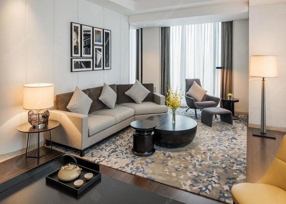 High End Four Star Hotel Bedroom Furniture Sets 1 Year Warranty