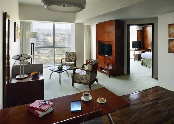Modern Hotel Apartment Furniture Sets With MDF / Solid wood / Plywood