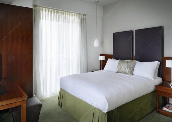 Modern Hotel Apartment Furniture Sets With MDF / Solid wood / Plywood
