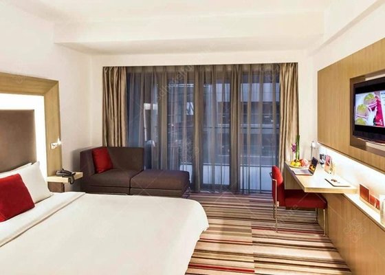 Customized Simple Korean Light Color Style Bedroom Set Hotel Furniture