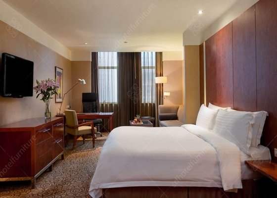 Eco Friendly Antique Hotel Apartment Bedroom Furniture , Easy To Clean