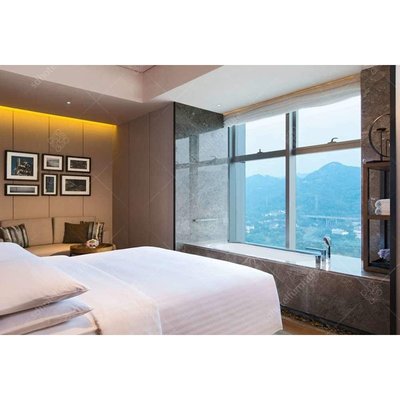 Wood Hotel Bedroom Furniture Sets Environmental Lacquer Antique Pvc False Ceiling