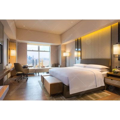 Wood Hotel Bedroom Furniture Sets Environmental Lacquer Antique Pvc False Ceiling