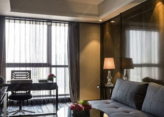 Luxury Modern Wooden Style Hotel Bedroom Furniture Set For Sale