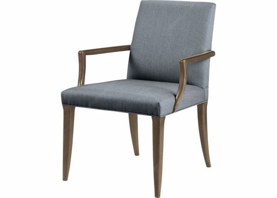 Wooden Furniture Hotel Dining Room Armrest Chair Standard Size