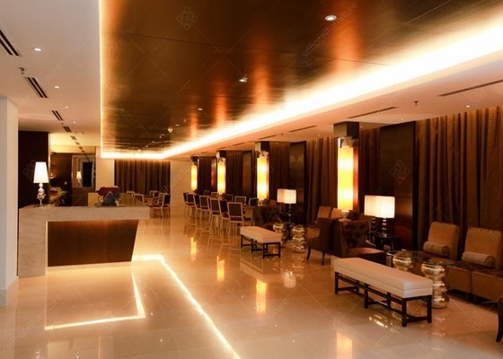 Contemporary Modern Hotel Lobby Furniture With Sofa / Chair Veneer Finish