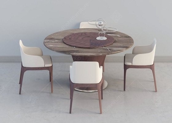 Economic Commercial Restaurant Furniture Wooden Dining Table Set With Wooden Legs And Table Top