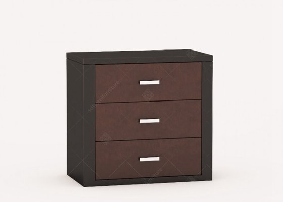 Elegant Hotel Bedroom Furniture With Wooden Color TV Cabinet FSC SGS