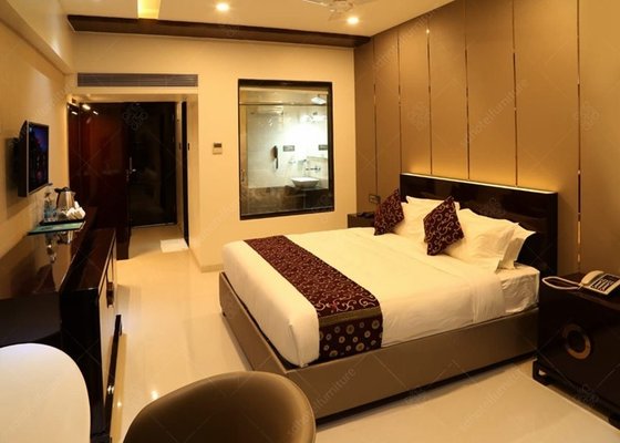 Dubai Holiday Modern Hotel Standard Design Furniture Set With Fabric/PU/Leather