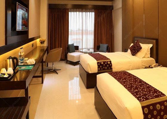 Dubai Holiday Modern Hotel Standard Design Furniture Set With Fabric/PU/Leather