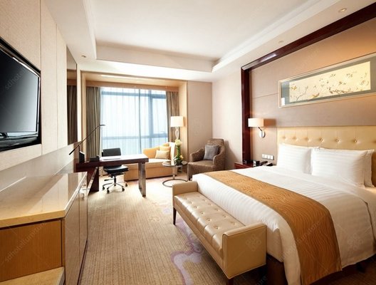 Standard Size Hotel Bedroom Furniture Sets / Apartment Living Furniture