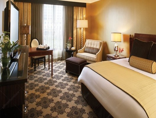 Standard Size Hotel Bedroom Furniture Sets / Apartment Living Furniture