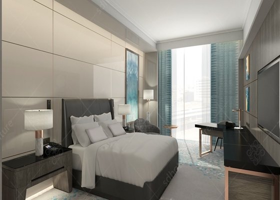 Exquisite Hotel Bedroom Furniture Sets For Double Tree Hilton Hotel Project