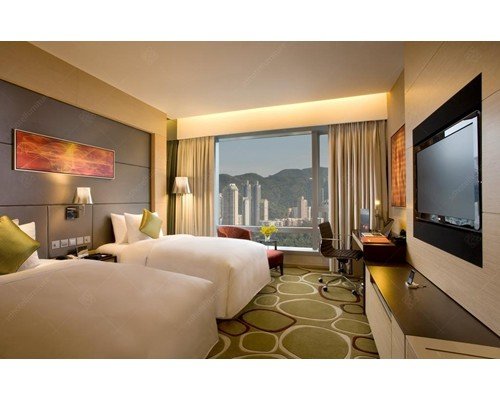 Commercial Hotel Bedroom Furniture Sets / Deluxe One Bedroom Suite