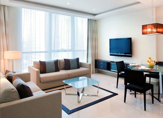 Custom 3 Star Hotel Project Furniture Solid Wooden + Plywood + MDF Covered