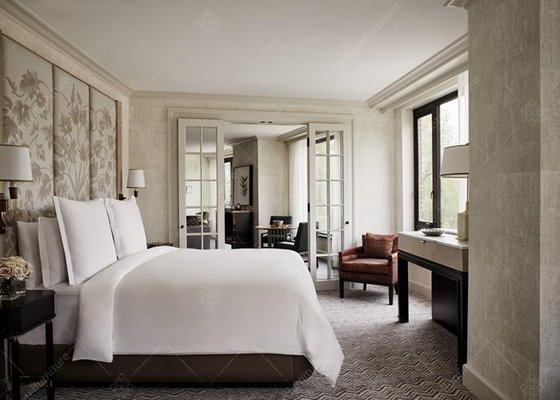 Contemporary Modern Artistic Style Hotel Bedroom Furniture Art PU Leather