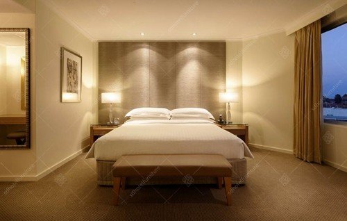 5 Star Dubai Holiday Inn Luxury Hotel Bedroom Furniture Fire Retardant