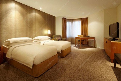 5 Star Dubai Holiday Inn Luxury Hotel Bedroom Furniture Fire Retardant