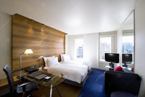 Five Star Dubai Luxury Hotel Bedroom Furniture  Insect Prevention And Anti - Corrsion