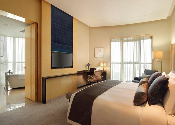 Modern 4 - 5 Star Marriott Hotel Furniture 30 - 50 Desity Foam Fire - Proof
