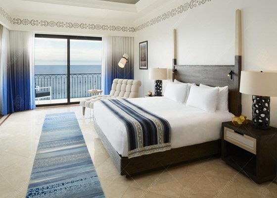 Elegant Comfortable Resort Hotel Project Furniture / Commercial Bedroom Bed Sets