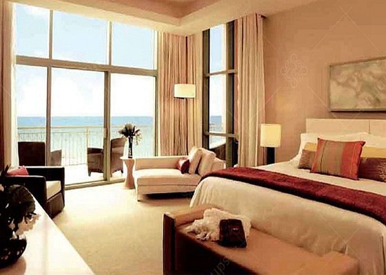 Contemporary 5 Star Hilton Hotel Room Furniture HPL / Melamine Surface