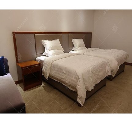 3 Star Complete Hotel Wardrobe Bedroom Furniture Sets Fire Resistance