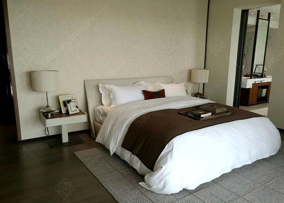 Durable Solid Wood / Plywood 5 Star Hotel Furniture Fashion Style