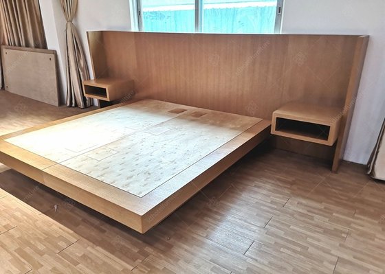 Wood Veneer Finish USA Texas Marriott Hotel Furniture Bedroom Sets Assembled Packing