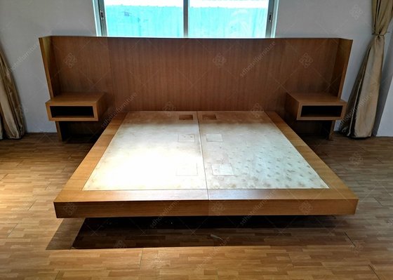 Wood Veneer Finish USA Texas Marriott Hotel Furniture Bedroom Sets Assembled Packing