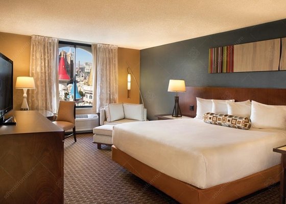 Fire Retardant Marriott Hotel Furniture Sets With Modern Hotel Chaise Lounge