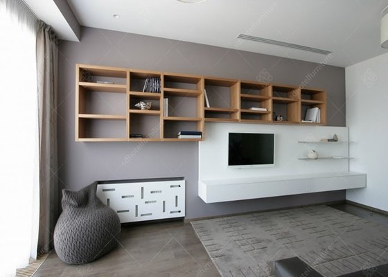 Luxury Modern Villa Living Room Bedroom Furniture Sets With Solid Wood / Plywood / MDF Material
