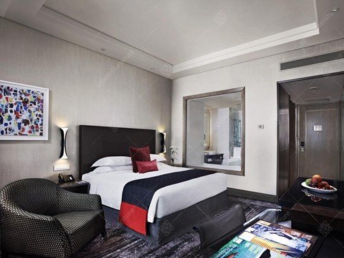 Complete Holiday Inn Hotel Wardrobe Bedroom Furniture 3 Star ISO9001 SGS FSC