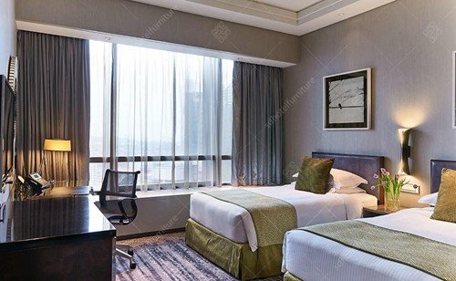 Complete Holiday Inn Hotel Wardrobe Bedroom Furniture 3 Star ISO9001 SGS FSC
