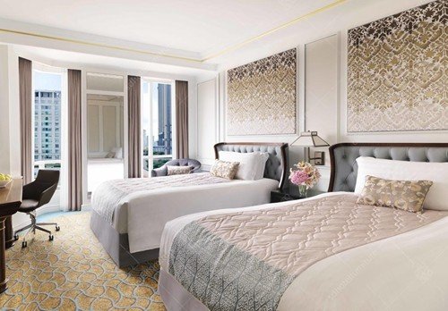 Malaysia Custom Made Hilton Hotel Furniture Wood / MDF / Plywood / Venner Material